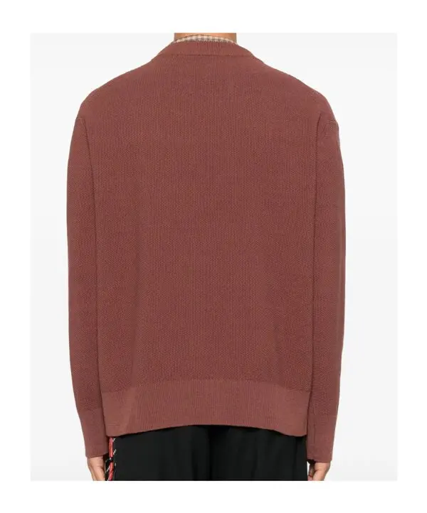 SONG FOR THE MUTE Oversized Sweater With Appliqu