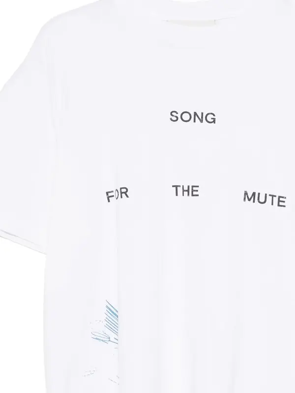 SONG FOR THE MUTE Logo Print T-shirt