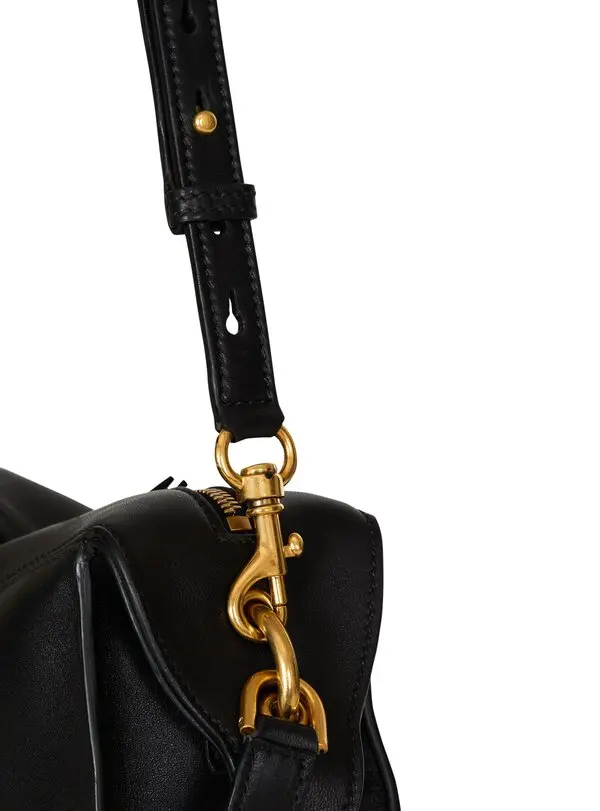 Balmain Small Pulse Bag In Smooth Leather