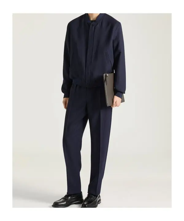 Givenchy Striped Bomber Jacket - Black