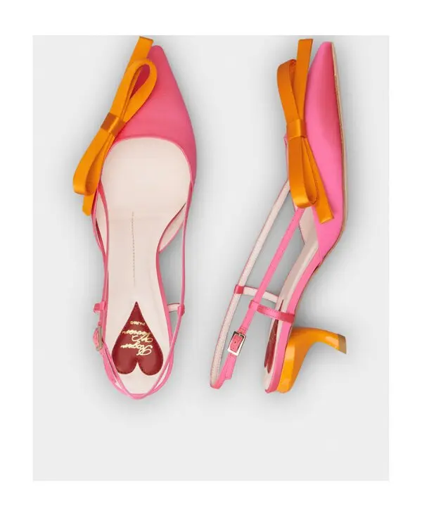 ROGER VIVIER Virgule Bow Slingback Pumps