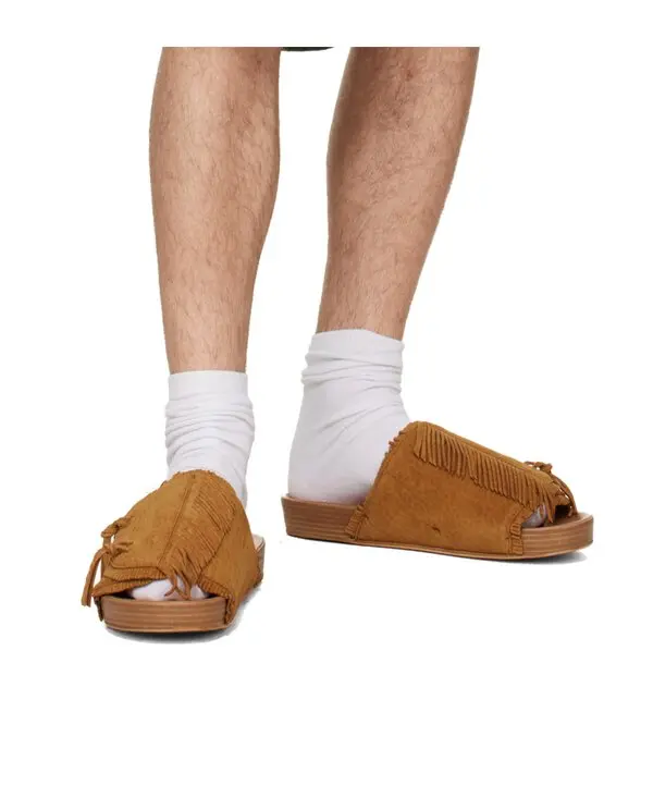 Visvim Christo Shaman Folk Fringe Mules