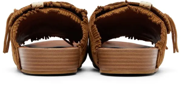 Visvim Christo Shaman Folk Fringe Mules