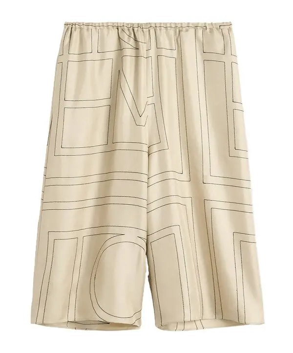 TOTEME Monogram Pj Culottes - Ivory