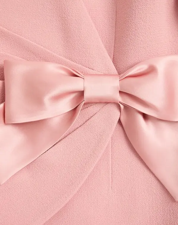 Valentino Garavani Bow Detailed Ruched Jacket