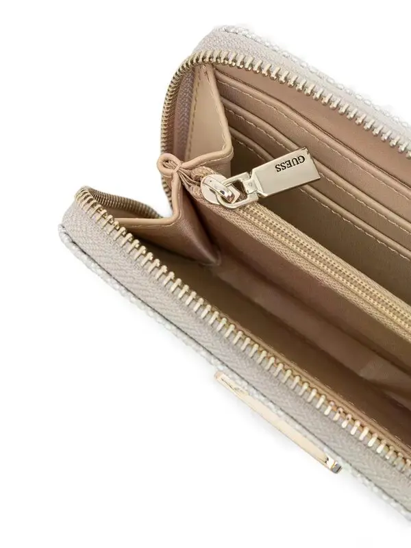 Guess Laurel Logo-print Zip-around Wallet