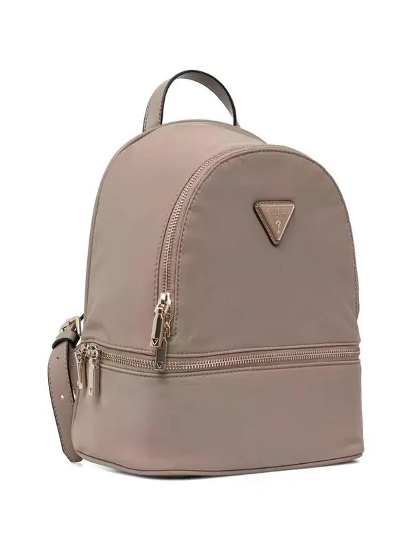 Guess Logo Plaque Zip-around Backpack