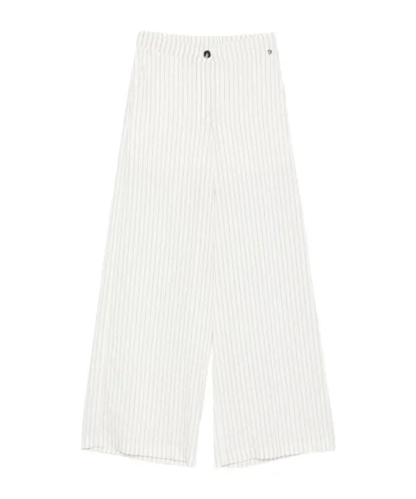 Liu Jo Wide-legged Striped Trousers