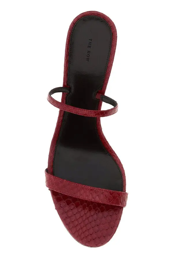 THE ROW Round-toe High-heeled Sandals