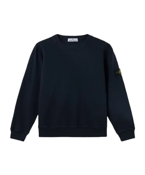 Stone Island Regular Fit Raglan Crew Neck Sweatshirt