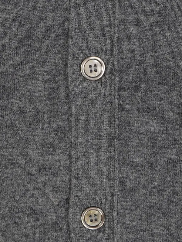 Comme Des Garçons V-neck Cardigan - Gray