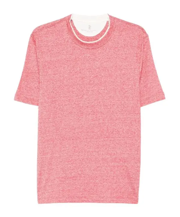 Brunello Cucinelli Contrast-trim T-shirt
