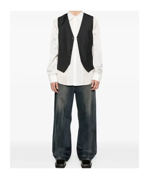 MAISON MARGIELA Pinstriped Button Vest