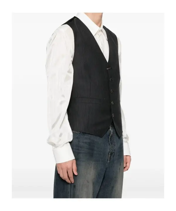 MAISON MARGIELA Pinstriped Button Vest