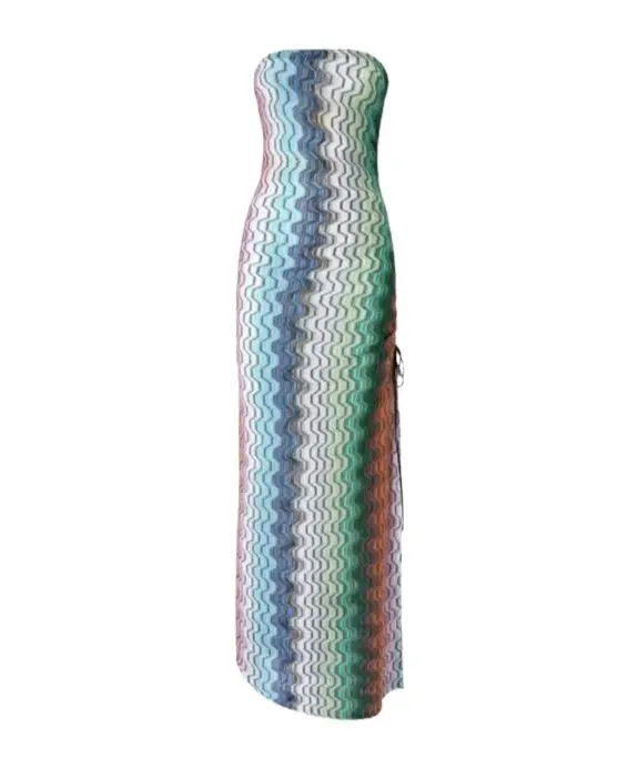 Missoni Zig-zag Slit Maxi Dress