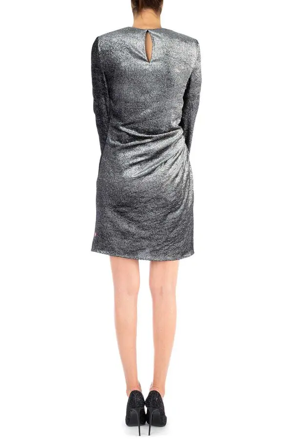 Saint Laurent Gathered Front Mini Dress
