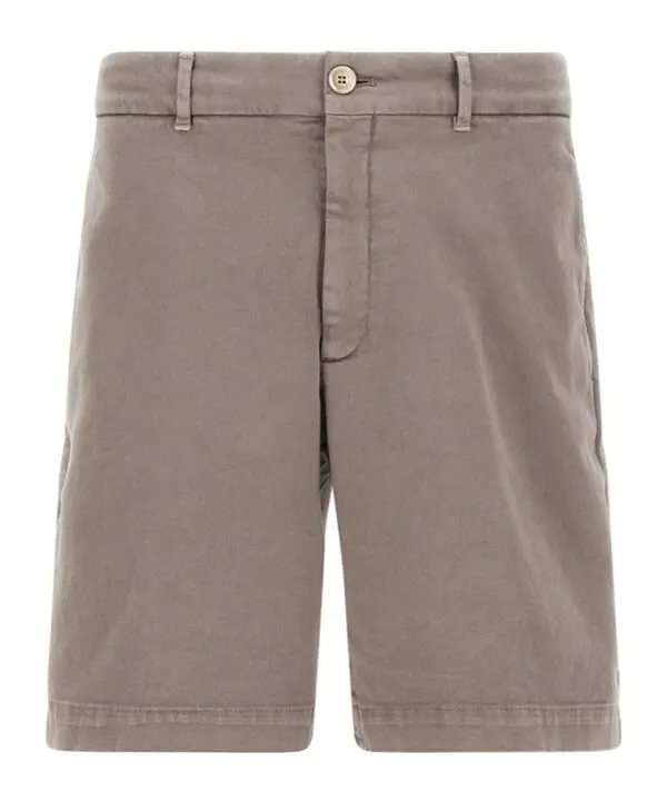 Brunello Cucinelli Belt Loop Shorts - Gray
