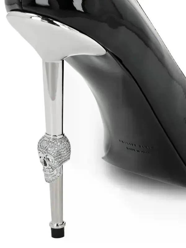 Philipp Plein Skull Detail Stiletto Pumps