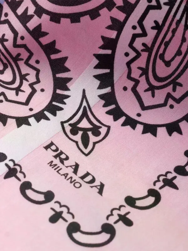Prada Printed Cotton Scarf 65