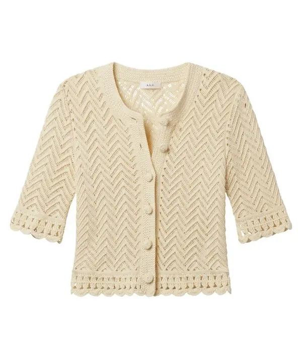 A.L.C. Simon Crocheted Cardigan