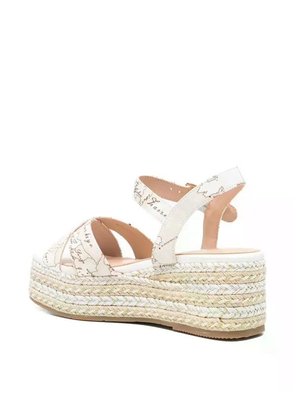 ALVIERO MARTINI 1° CLASSE Braided Platform Sandals