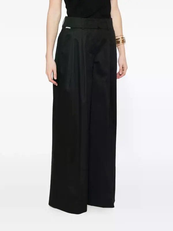 Peserico Pleated Wide-leg Trousers