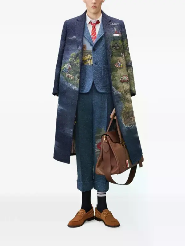 Thom Browne Lighthouse-embroidery Dinner Jacket
