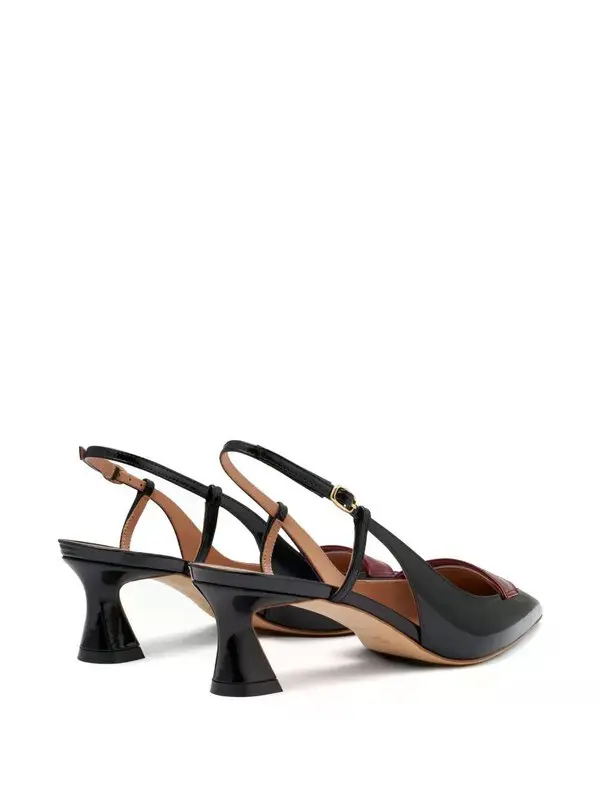 MALONE SOULIERS Suze Patent Leather Slingback Pumps