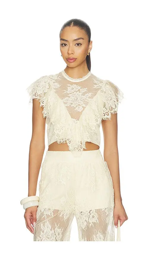 Steve Madden Lace Top