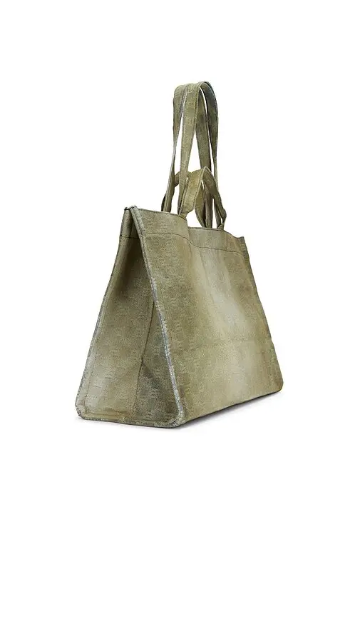 MISBHV Monogram Tote Bag - Beige