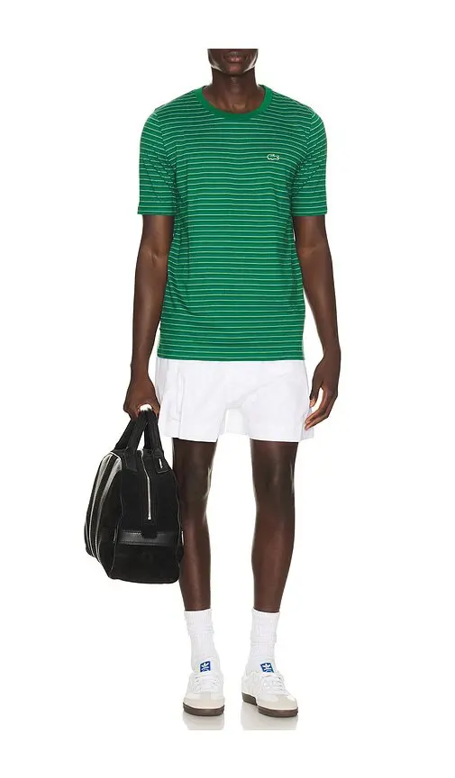 Lacoste Striped Jersey T-shirt In . Also