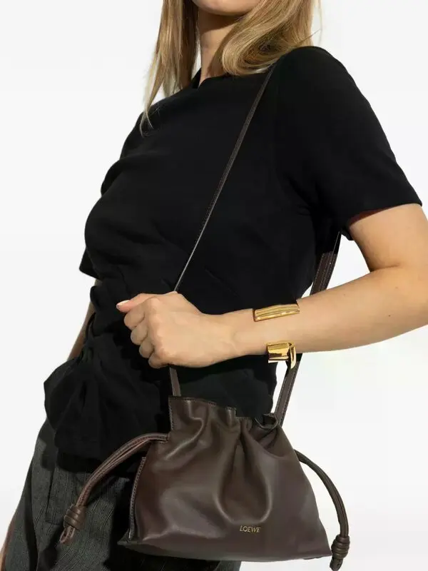 Loewe Flamenco Leather Bucket Bag