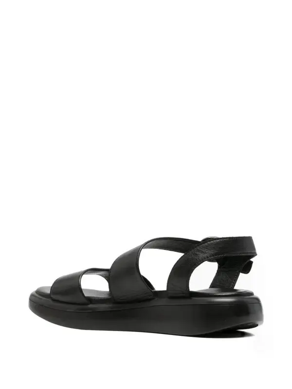 SERGIO MORETTI FIRENZE Leather Buckle-fastening Sandals