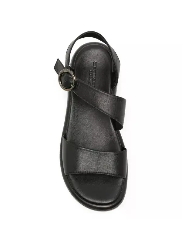 SERGIO MORETTI FIRENZE Leather Buckle-fastening Sandals