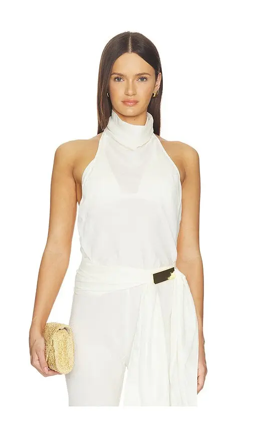 VIX PAULA HERMANNY X Rosie Huntington-whiteley Ro Top - Ivory