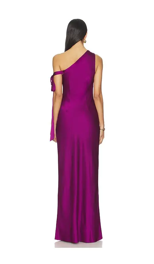 RUNAWAY THE LABEL Viola One Shoulder Maxi Dress