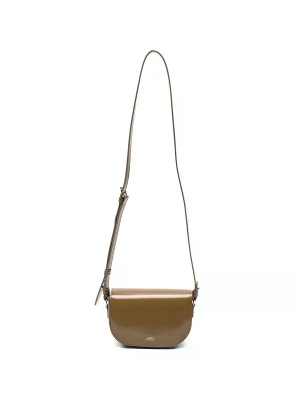 A.p.c. Demi-lune Crossbody Bag - Brown