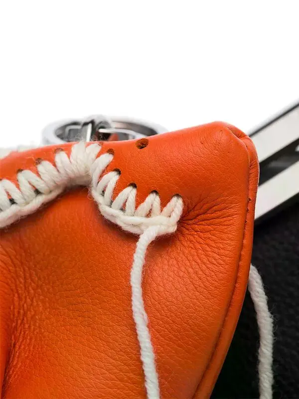 Loewe Clementine Leather Bunny Pom Pom Keyring