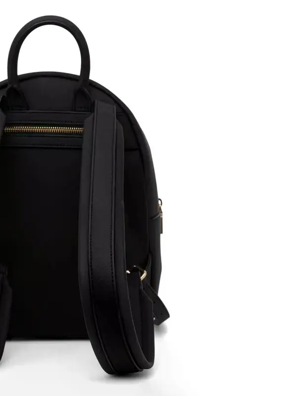 Moschino Logo Plaque Backpack - Black