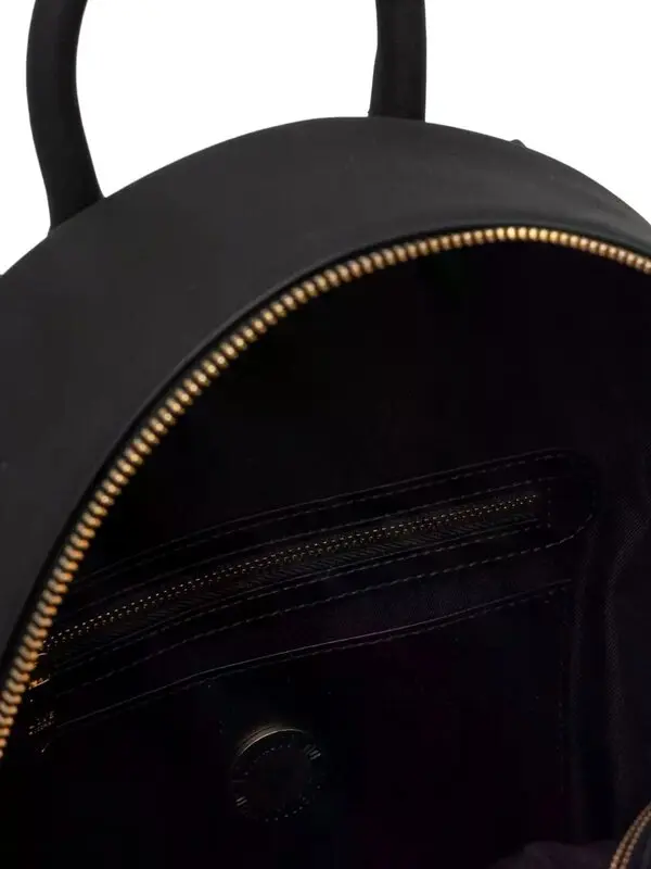Moschino Logo Plaque Backpack - Black