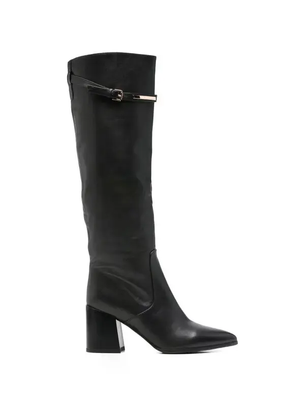 ADRIANNA FERETTI Buckle-detail Pointed-toe Boots