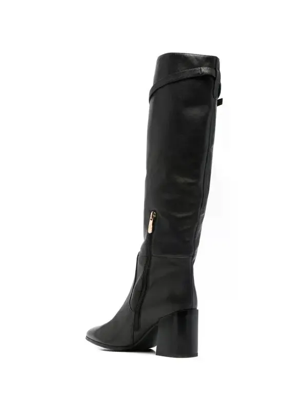 ADRIANNA FERETTI Buckle-detail Pointed-toe Boots