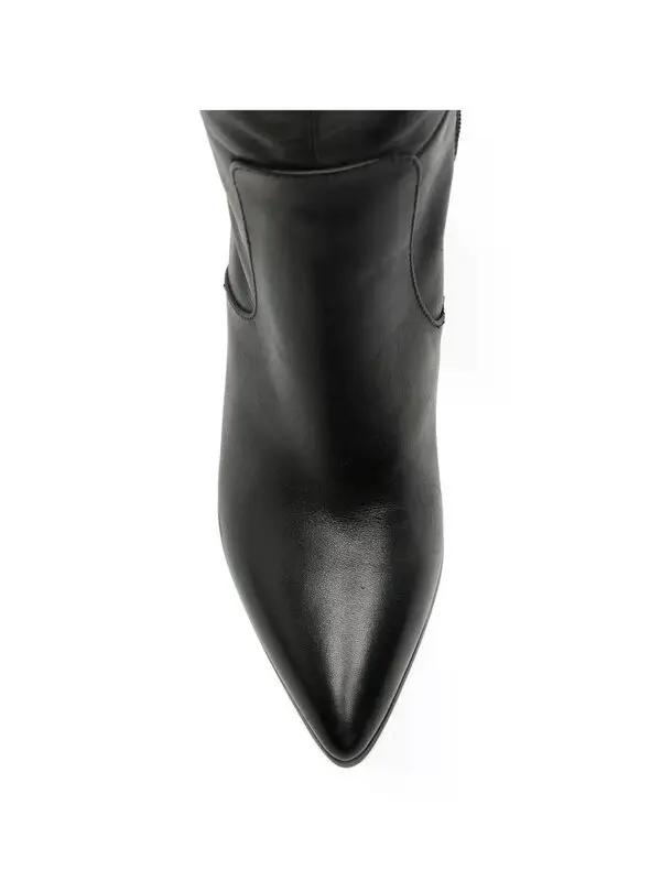 ADRIANNA FERETTI Buckle-detail Pointed-toe Boots