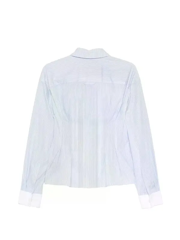MERYLL ROGGE Striped Pleated Shirt