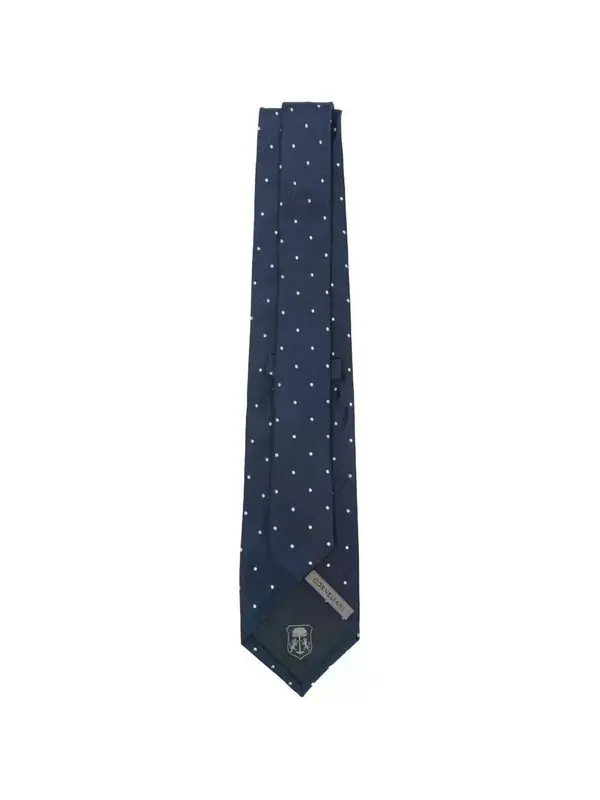 Corneliani Polka-dot Silk Tie