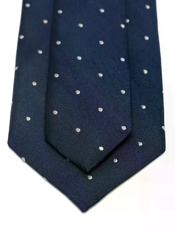 Corneliani Polka-dot Silk Tie