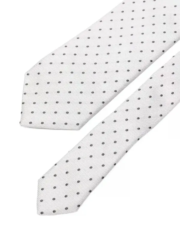 Corneliani Polka-dot Silk Tie
