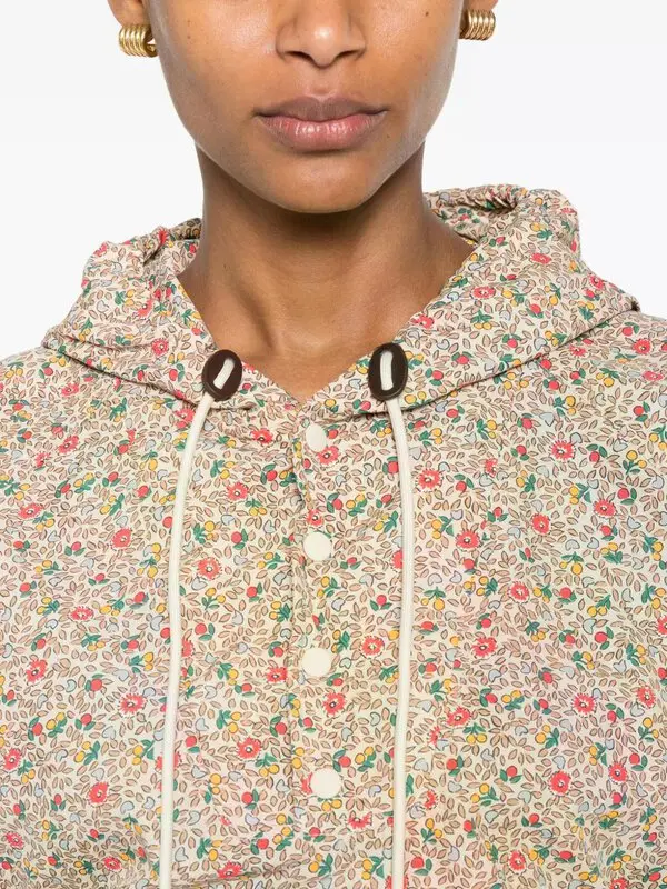 The Great. Trailhead Floral-print Hoodie