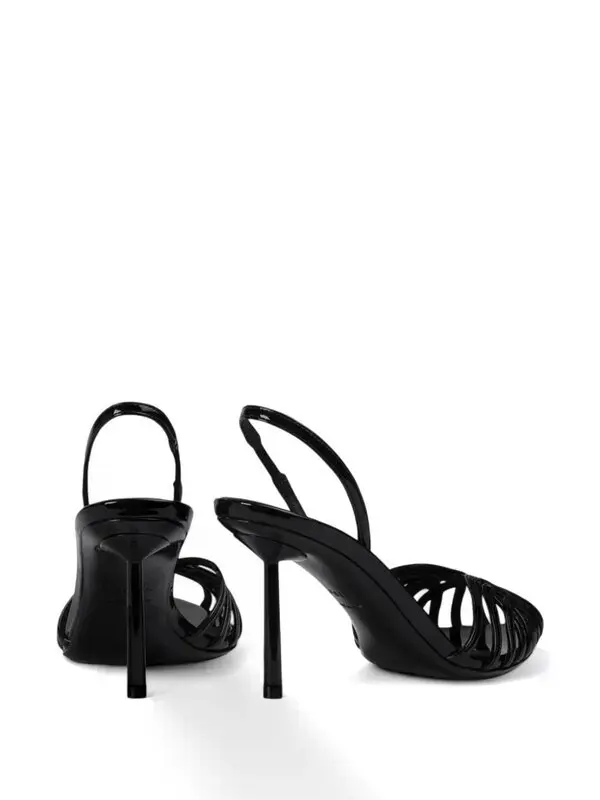 LE SILLA Embrace Strappy Patent-finish Stiletto Sandals
