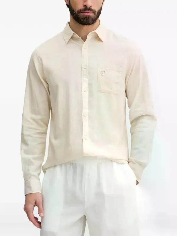 Guess Logo-patch Shirt